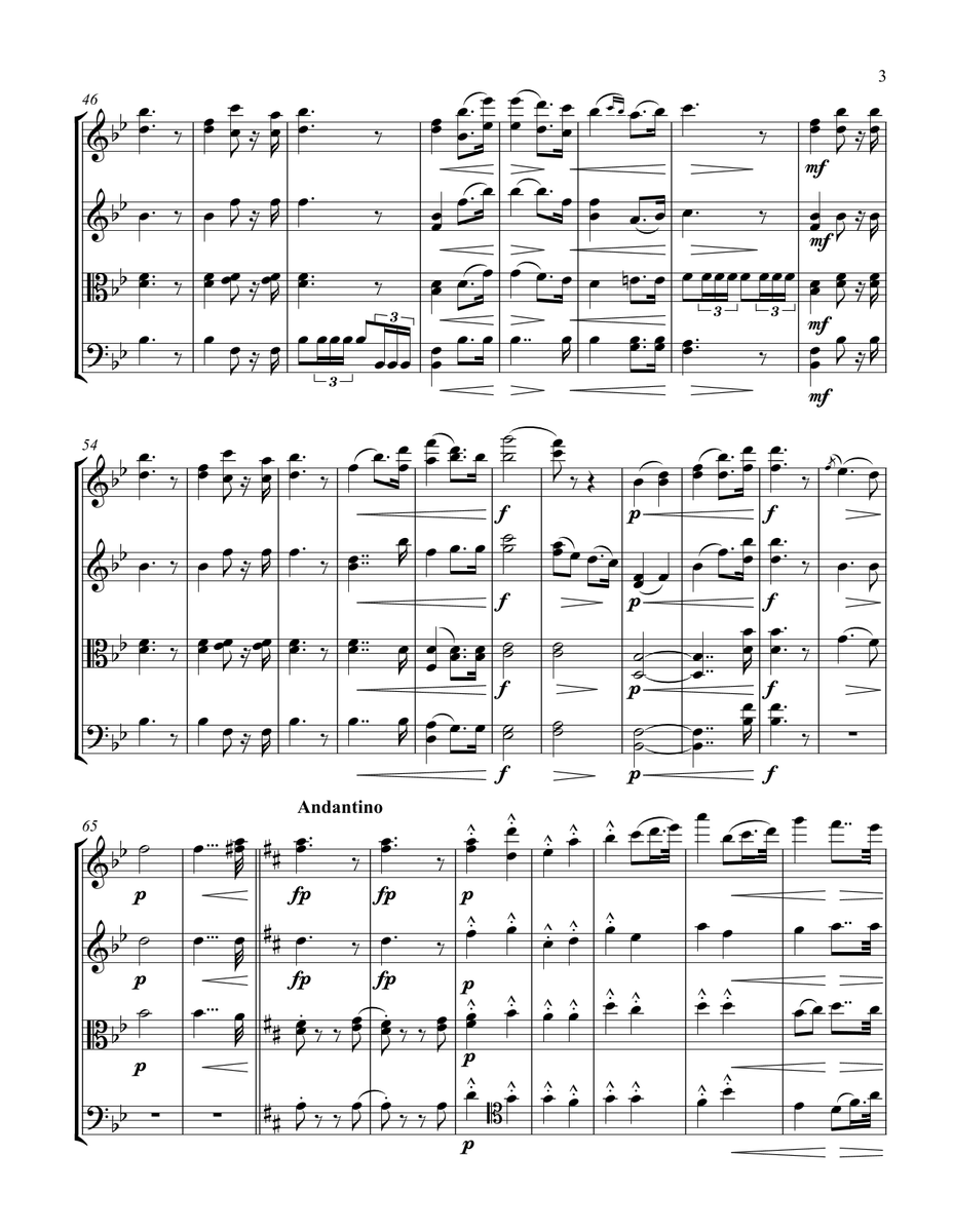 Wagner: Wedding March from Lohengrin – for String Quartet